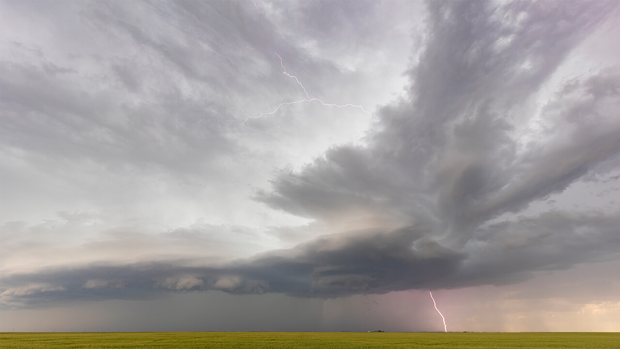 Amazing lightning bolt in Colorado by Anna Gottlieb